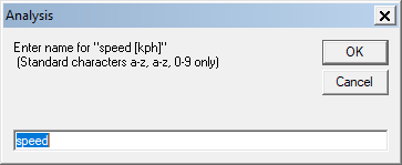 Race Technology Knowledge Base | AnalysisConfiguration / VariableManager