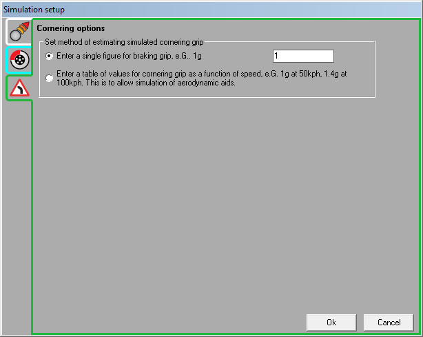 Race Technology Knowledge Base | LapSimulation / Configuring