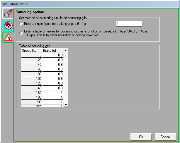 Race Technology Knowledge Base | LapSimulation / Configuring
