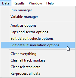 Race Technology Knowledge Base | LapSimulation / Configuring
