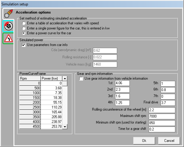 Race Technology Knowledge Base | LapSimulation / Configuring