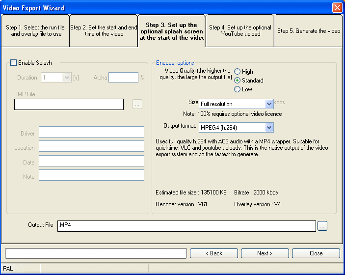 Race Technology Knowledge Base | RTAnalysisTools / RTAnalysisVideoExport