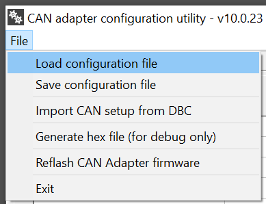 Race Technology Knowledge Base | CANAdaptor / CANAdaptorRe-configuring