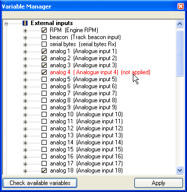 Race Technology Knowledge Base | HowDoI / ActivateVariable