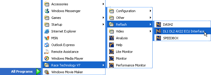 Race Technology Knowledge Base | HowDoI / ReflashDL1FromPC