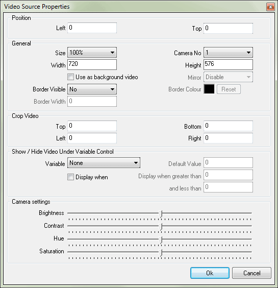 Race Technology Knowledge Base | LayoutControls / VideoSourceProperties