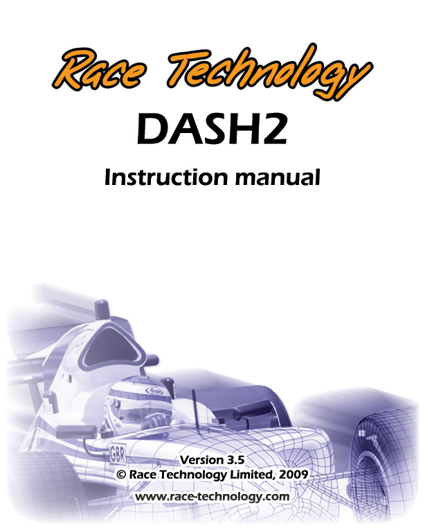 Race Technology Knowledge Base | ManualCoverPages / DASH2Manual