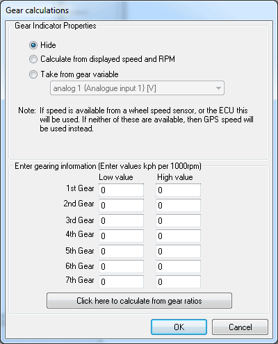 Race Technology Knowledge Base | UsingDASH5PROSoftware / GearCalculations